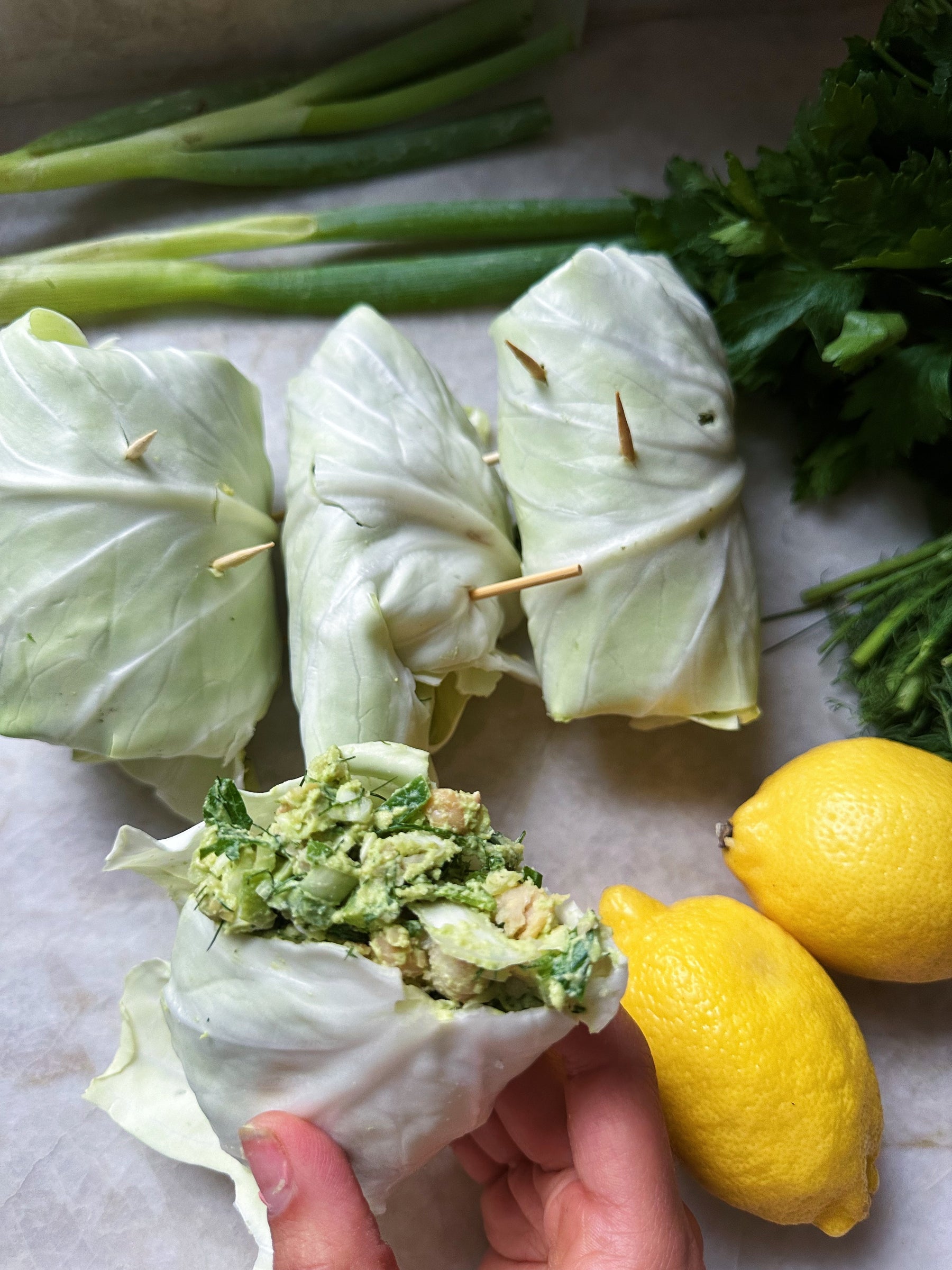 Green Goddess Cabbage Wraps - Tasty As Fit