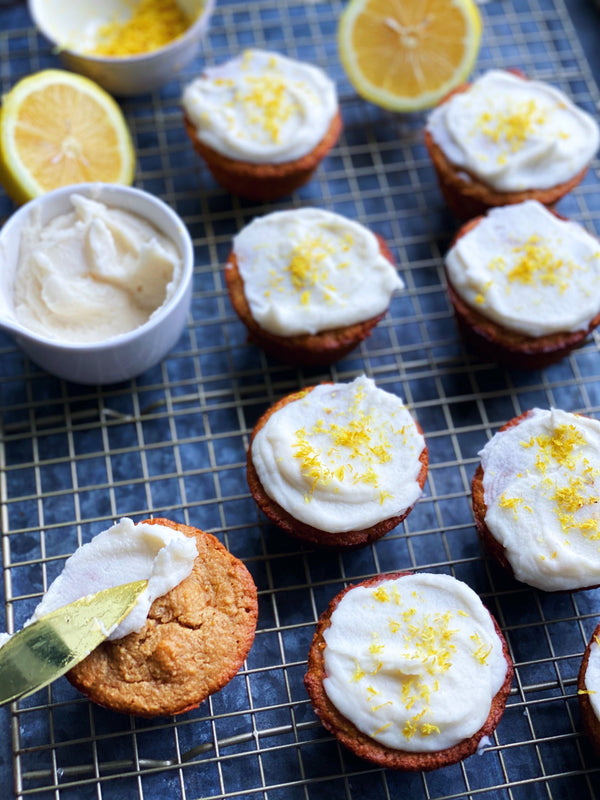 Lemon Cake Muffins - Tasty As Fit