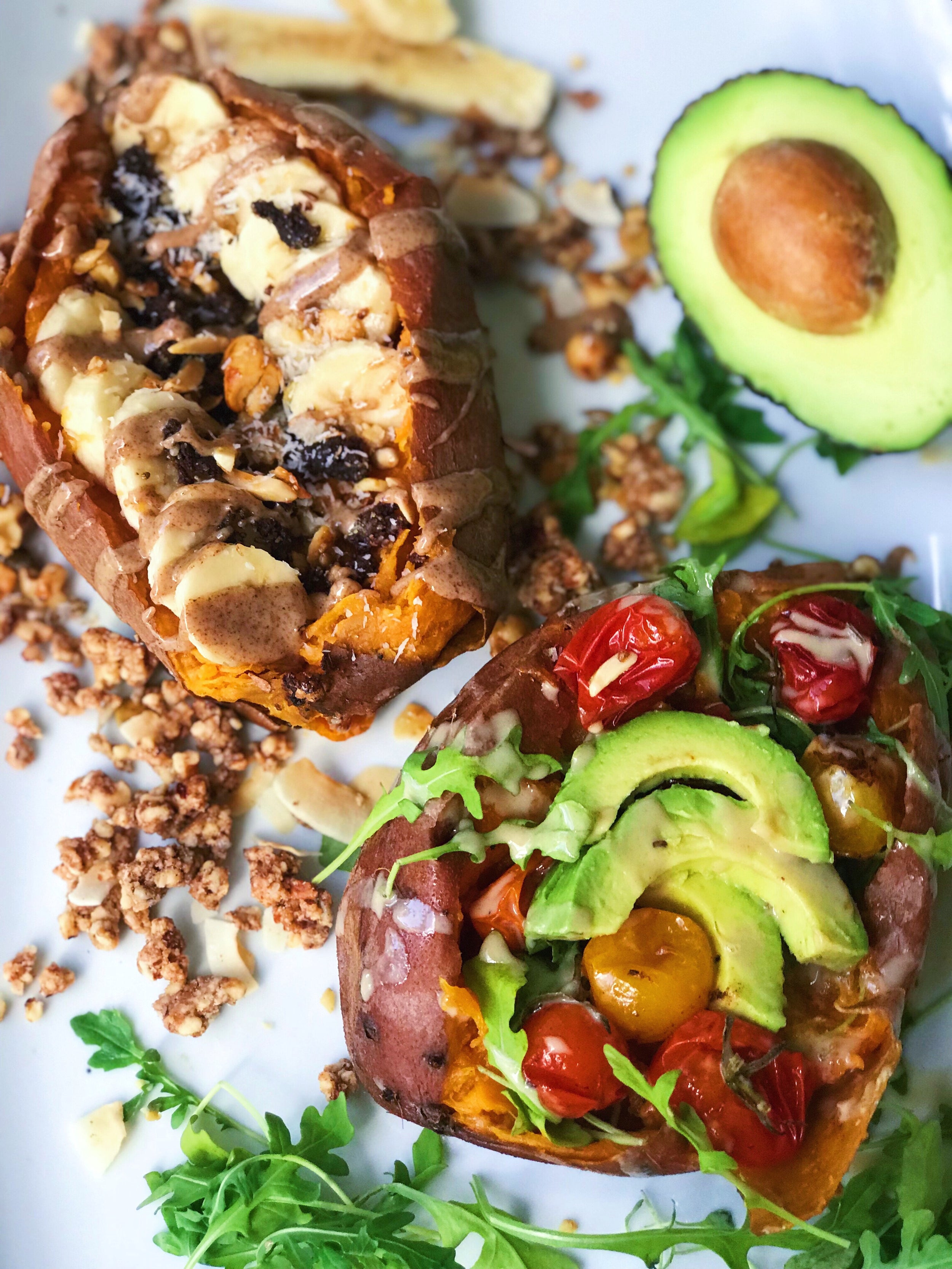 SWEET & SAVORY SWEET POTATO BOATS - Tasty As Fit